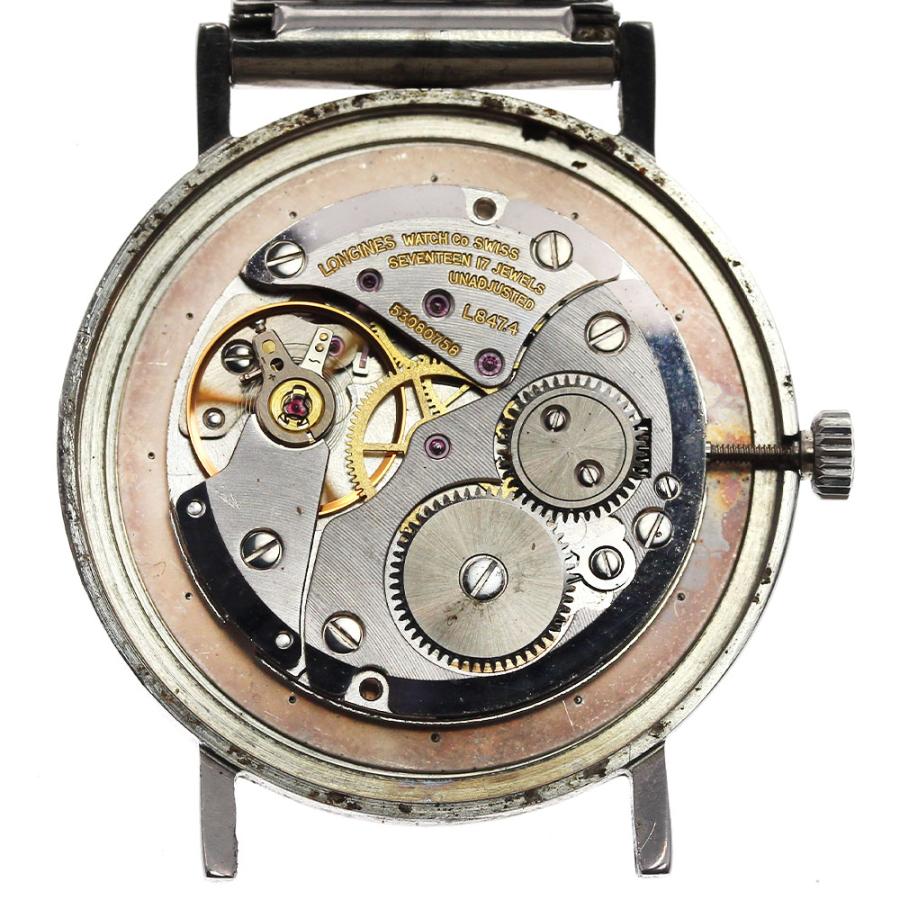 LONGINES ロンジン Cal.L8474 手巻き メンズ _824338 : CLOSER Yahoo!ショップ - 通販 - Yahoo!ショッピング