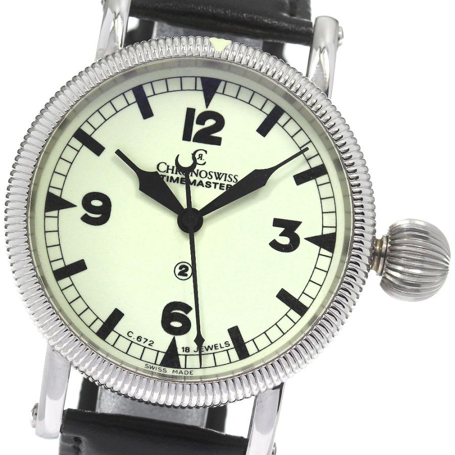 CHRONOSWISS クロノスイス Chronoswiss CH6233 タイムマスター メカニカル 手巻き メンズ 美品 _824457 ...