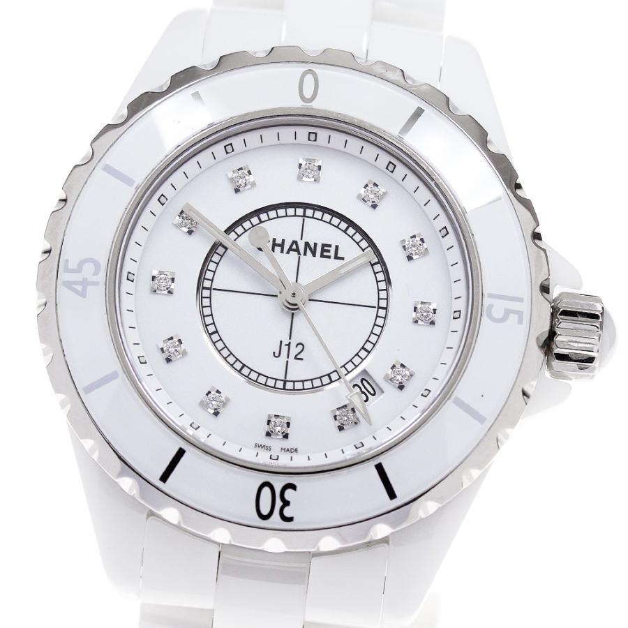 CHANEL シャネル H1628 J12 白セラミック 12Pダイヤ クォーツ レディース 保証書付き_824543 : CLOSER Yahoo!ショップ - 通販 - Yahoo!ショッピング