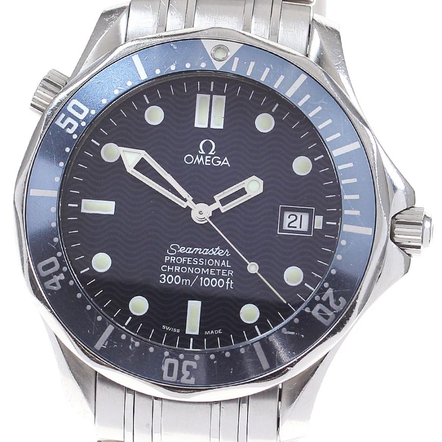 OMEGA オメガ 2531.80 シーマスター300 デイト 自動巻き メンズ 保証書付き_824783 : CLOSER Yahoo ...