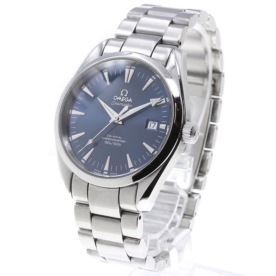 オメガ OMEGA 2503.80 シーマスター アクアテラ デイト 自動巻き メンズ 保証書付き_825129 : 825129 ...