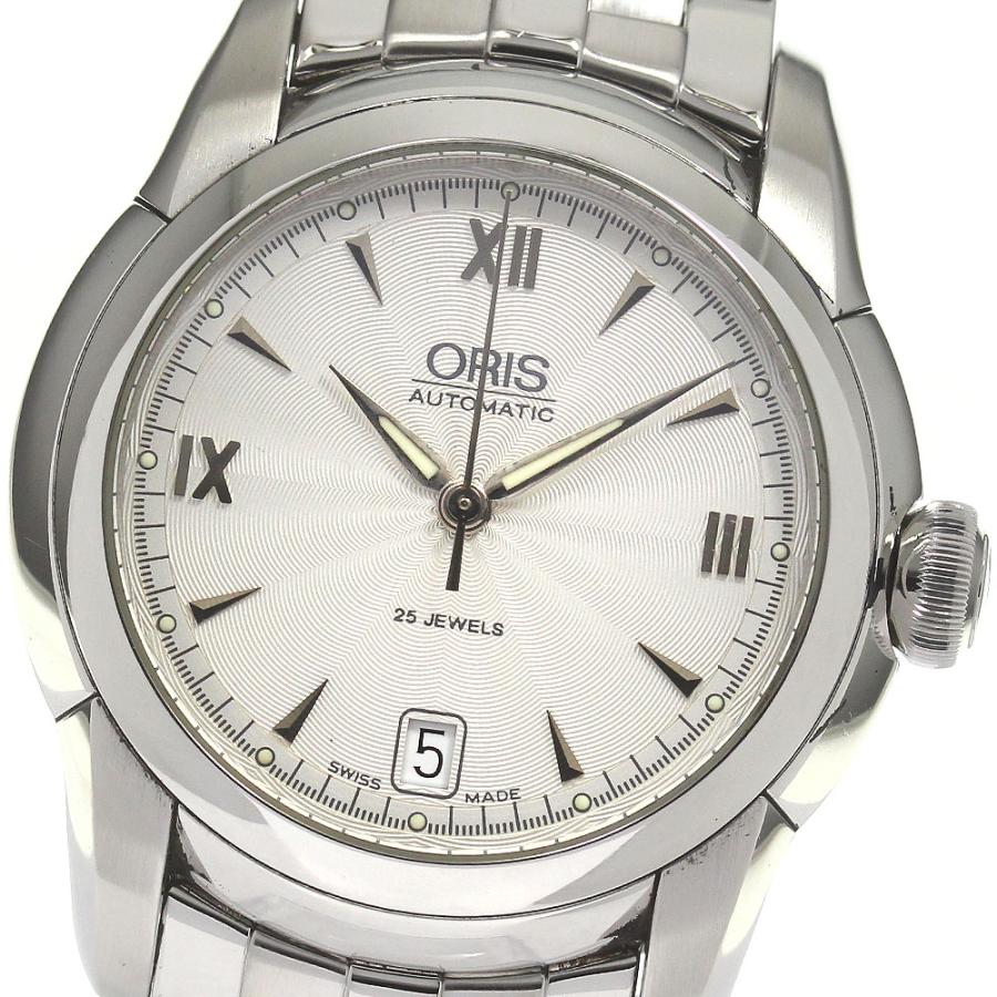 ORIS オリス 7552 アートリエ デイト 自動巻き メンズ _825278 : CLOSER Yahoo!ショップ - 通販 - Yahoo!ショッピング