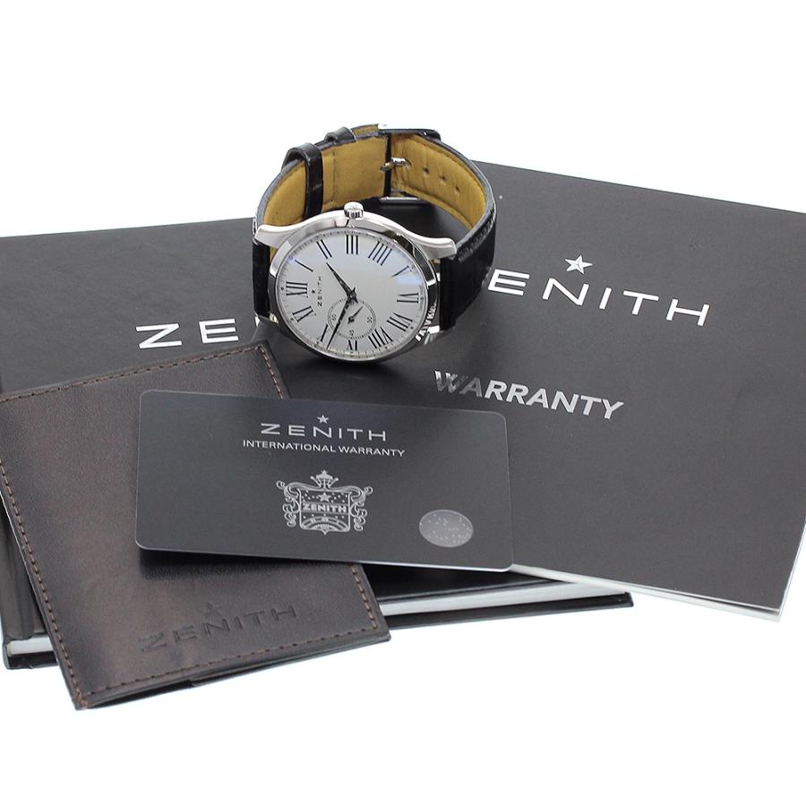 ZENITH（ゼニス） ZENITH 03.2010.681 エリート ウルトラシン スモールセコンド 自動巻き メンズ 保証書付き メーカーOH済み_825399 : CLOSER ...
