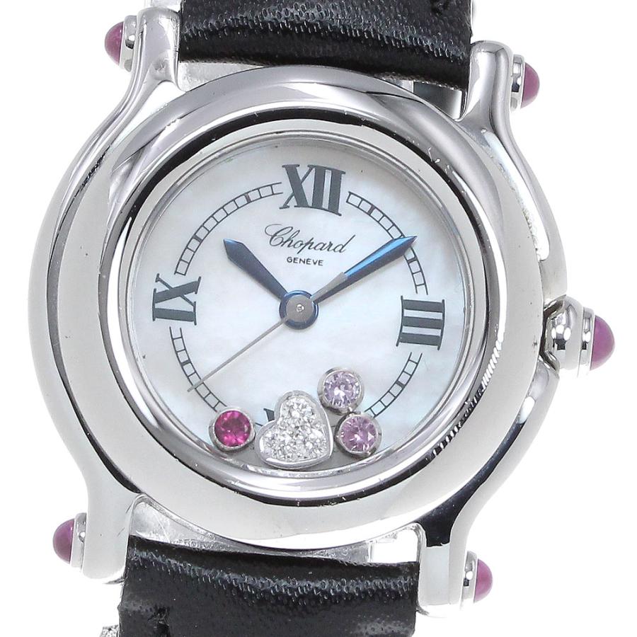 Chopard ショパール 27/8245-42 ハッピースポーツ ハートダイヤモンド クォーツ レディース 良品 _825662 : CLOSER Yahoo!ショップ - 通販 ...