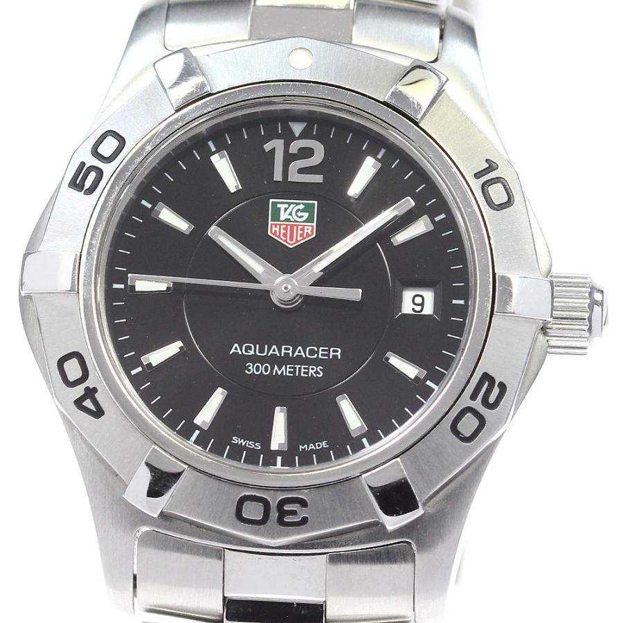 TAG HEUER（タグ・ホイヤー） TAG HEUER WAF1410 アクアレーサー デイト クォーツ レディース 良品 保証書付き ...