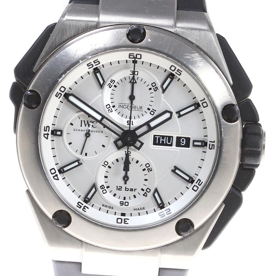 IWC SCHAFFHAUSEN IW386501 インジュニア スプリットセコンドクロノグラフ 自動巻き メンズ 保証書付き_826616 ...