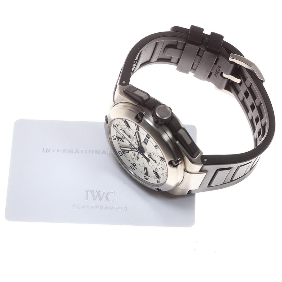 IWC IWC SCHAFFHAUSEN IW386501 インジュニア スプリットセコンドクロノグラフ 自動巻き メンズ 保証書付き ...