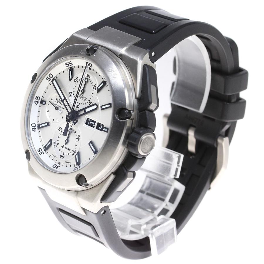 IWC IWC SCHAFFHAUSEN IW386501 インジュニア スプリットセコンドクロノグラフ 自動巻き メンズ 保証書付き ...
