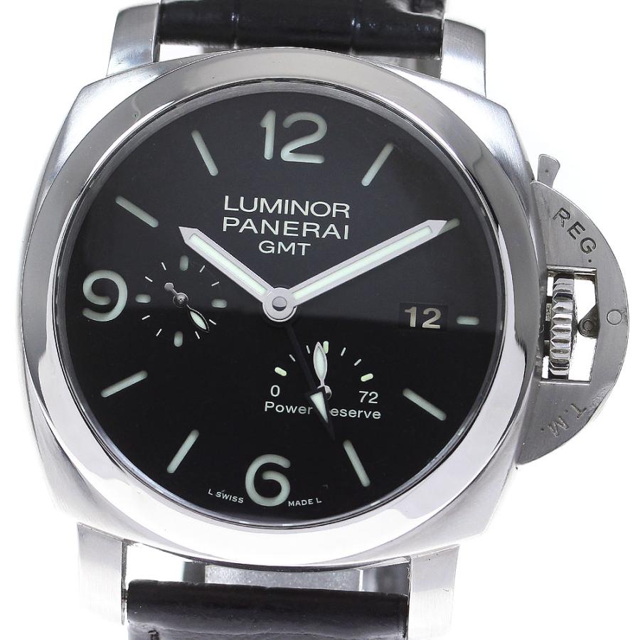 OFFICINE PANERAI パネライ PAM00347 ルミノール1950 3デイズ GMT パワーリザーブ 自動巻き メンズ ...