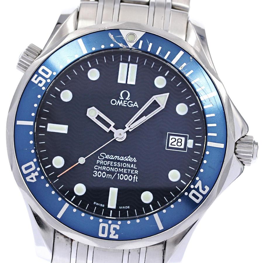 OMEGA オメガ 2531.80 シーマスター300 デイト 自動巻き メンズ _827152 : CLOSER Yahoo!ショップ - 通販 - Yahoo!ショッピング