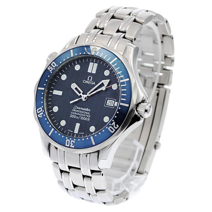 OMEGA オメガ 2531.80 シーマスター300 デイト 自動巻き メンズ _827152 : CLOSER Yahoo!ショップ - 通販 - Yahoo!ショッピング