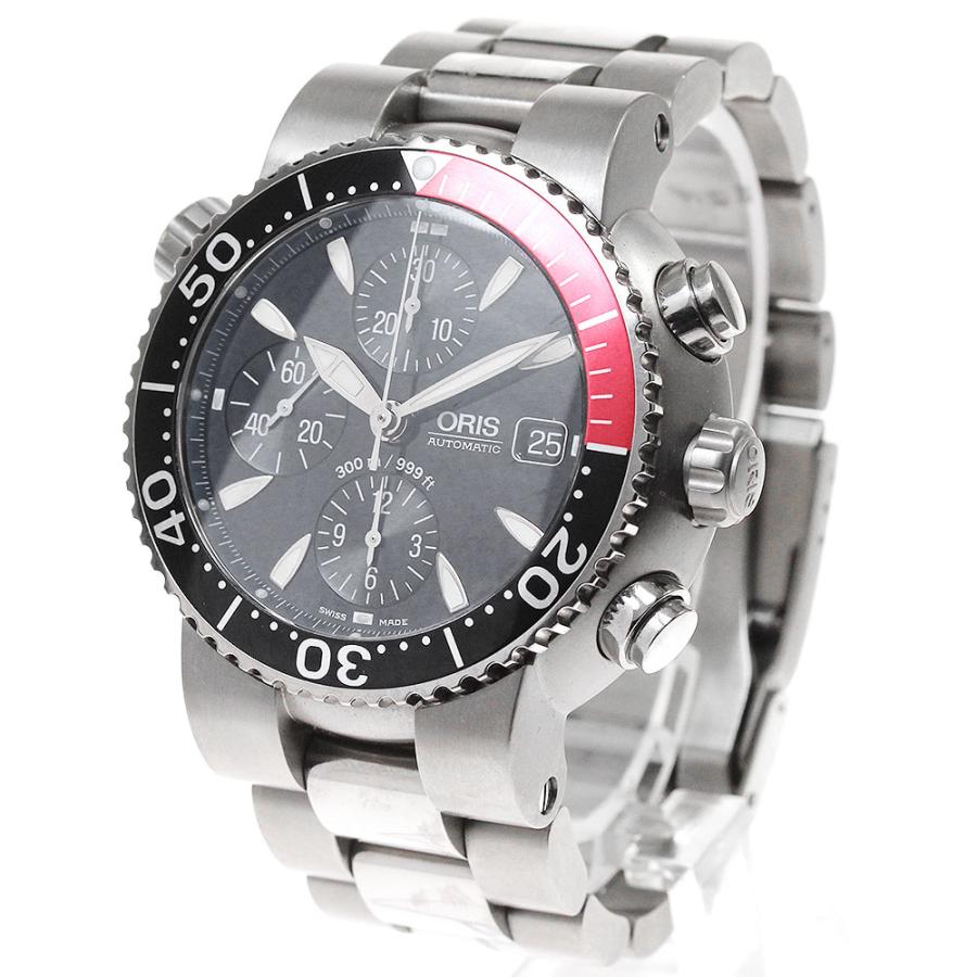 ORIS（オリス） ORIS 01.674.7542.7054 TT1 ダイバーズ クロノグラフ 自動巻き メンズ 良品 箱・保証書付き ...