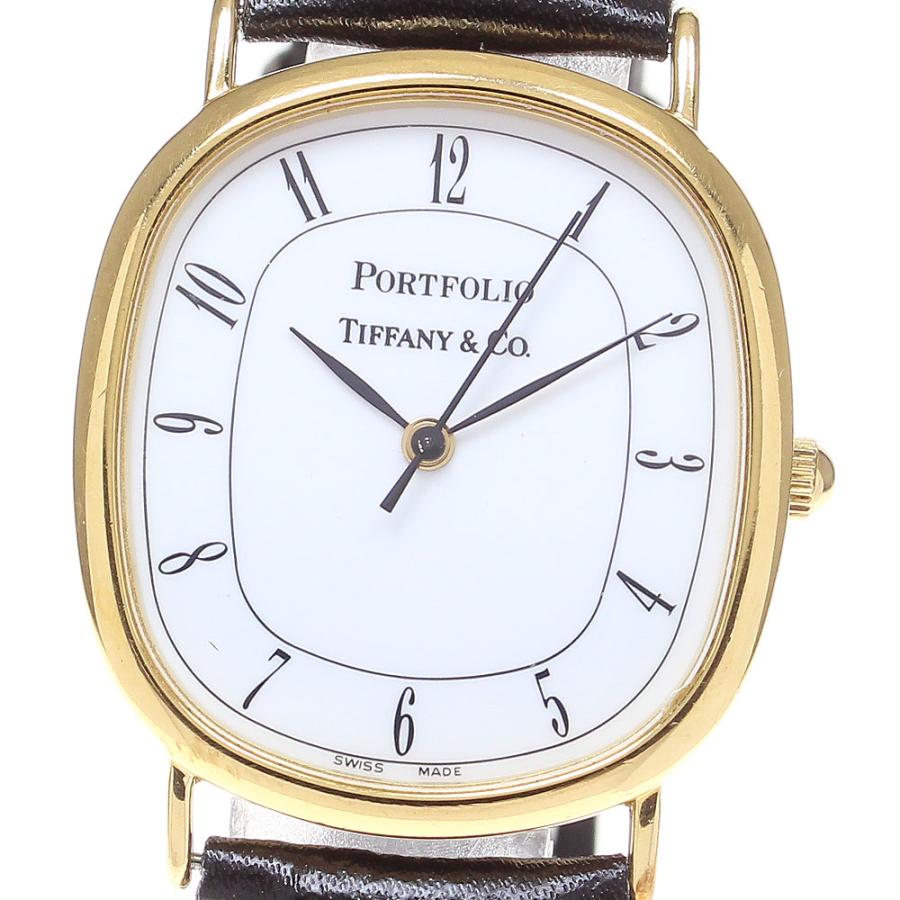 TIFFANY&Co. ティファニー ポートフォリオ クォーツ メンズ _827570 : CLOSER Yahoo!ショップ - 通販 - Yahoo!ショッピング