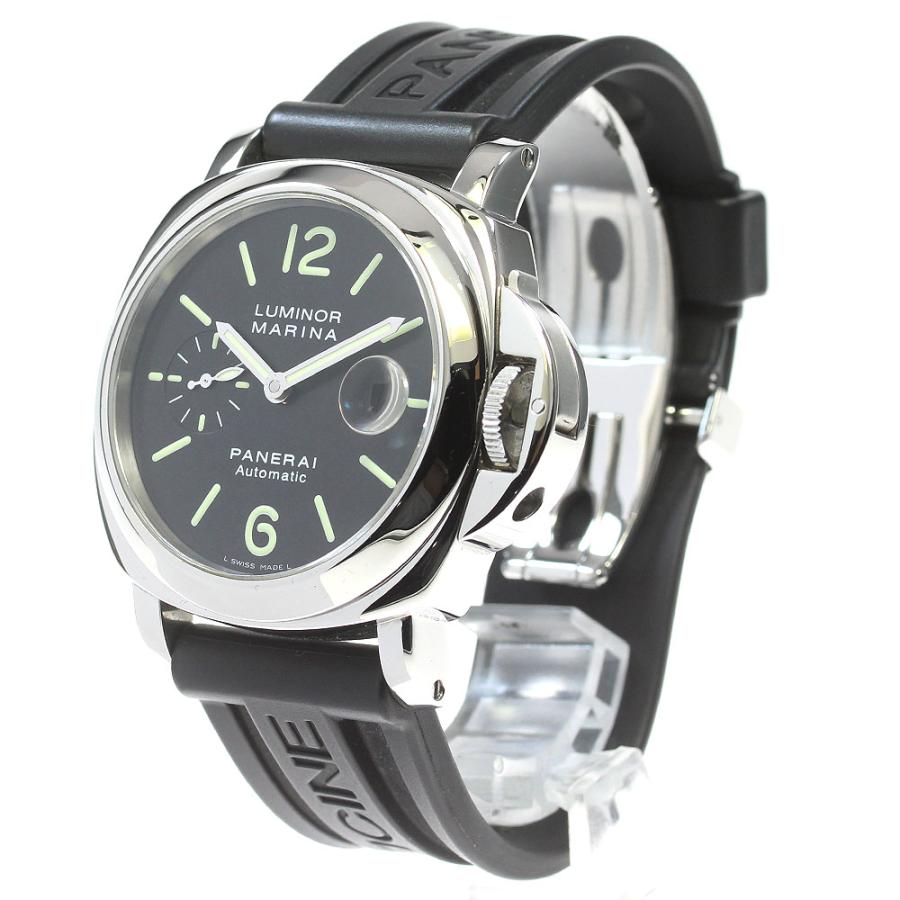 OFFICINE PANERAI パネライ PAM00104 ルミノールマリーナ スモールセコンド デイト 自動巻き メンズ 箱・保証書付き ...