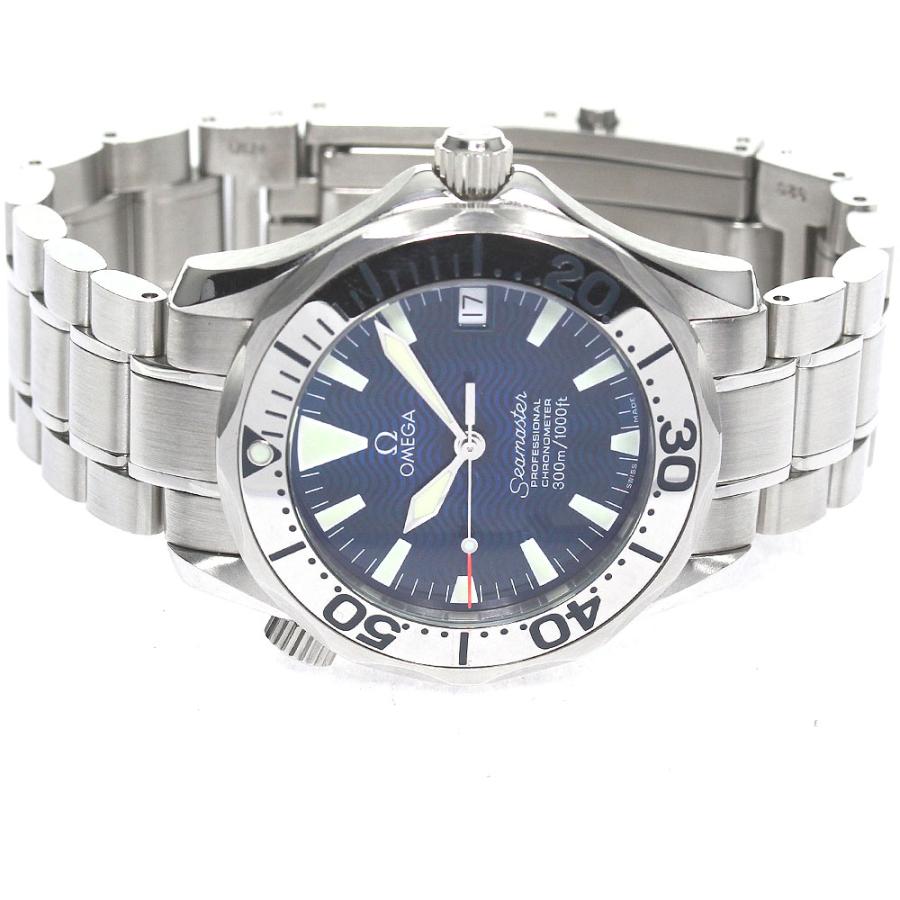 OMEGA オメガ 2253.80 シーマスター300 デイト 自動巻き メンズ _827630 : CLOSER Yahoo!ショップ - 通販 - Yahoo!ショッピング