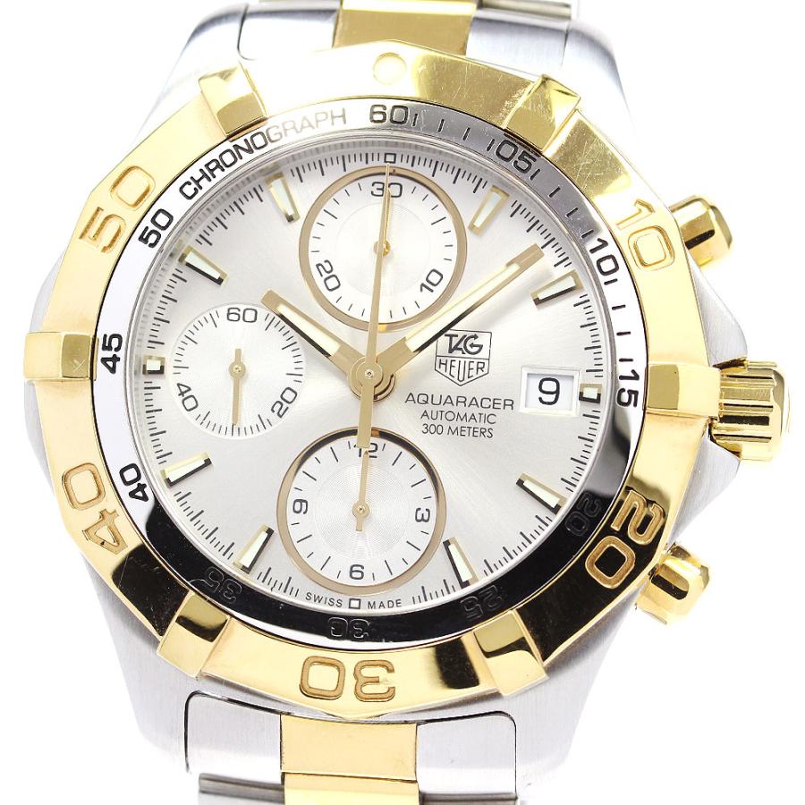 TAG HEUER タグホイヤー CAF2120 アクアレーサー クロノグラフ 自動巻き メンズ _827654 : CLOSER Yahoo!ショップ - 通販 - Yahoo!ショッピング