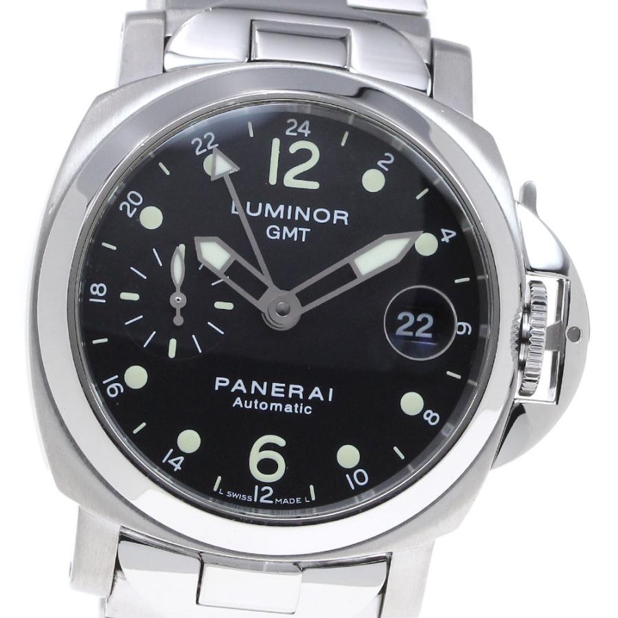 OFFICINE PANERAI パネライ PAM00160 ルミノール GMT スモールセコンド 自動巻き メンズ _827846 ...