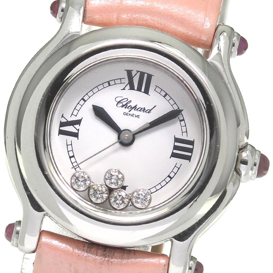 Chopard ショパール 27/8245-21 ハッピースポーツ 5Pダイヤ クォーツ レディース _827896 : CLOSER Yahoo!ショップ - 通販 - Yahoo!ショッピング