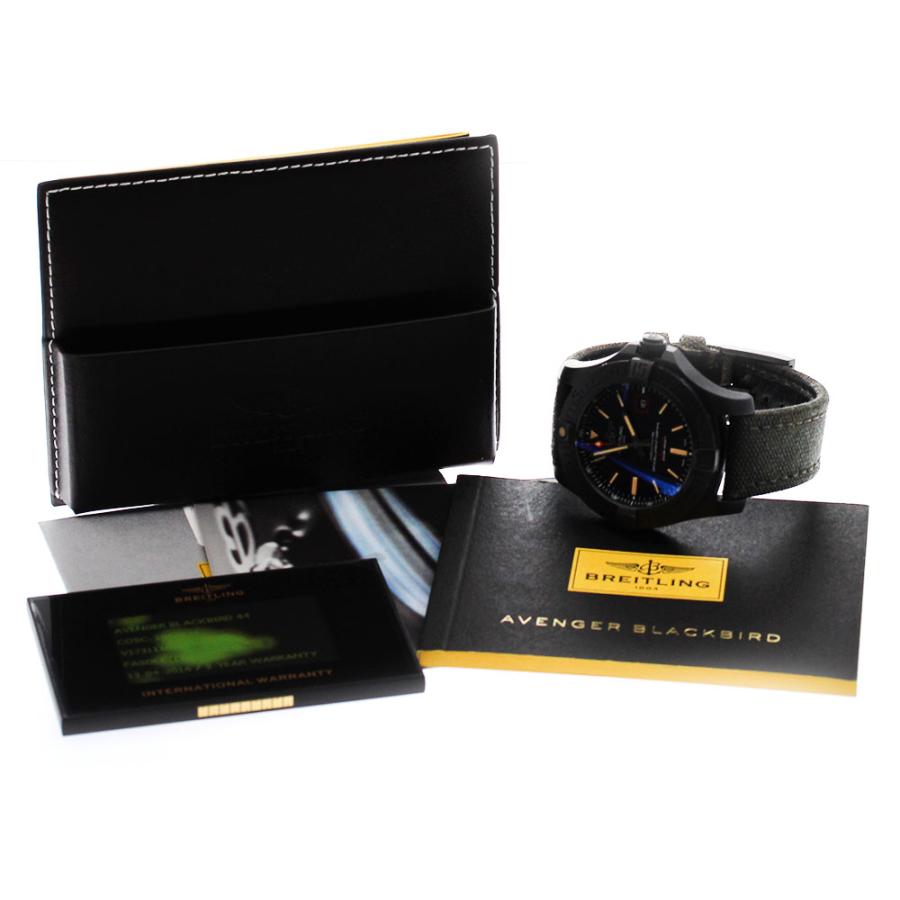 ブライトリング BREITLING V17311 アベンジャー ブラックバード 44 デイト 自動巻き メンズ 保証書付き_828112 ...