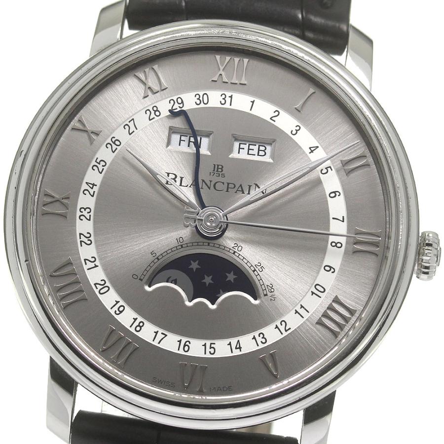 BLANCPAIN ブランパン Blancpain 6654-1113-55B ヴィルレ ムーンフェイズ コンプリート カレンダー 自動巻き メンズ 保証書付き_828241 : CLOSER ...