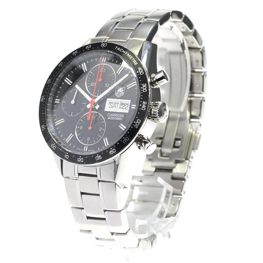 TAG HEUER タグホイヤー CV201AH カレラ クロノグラフ デイデイト 自動巻き メンズ _829077 : CLOSER Yahoo!ショップ - 通販 - Yahoo!ショッピング