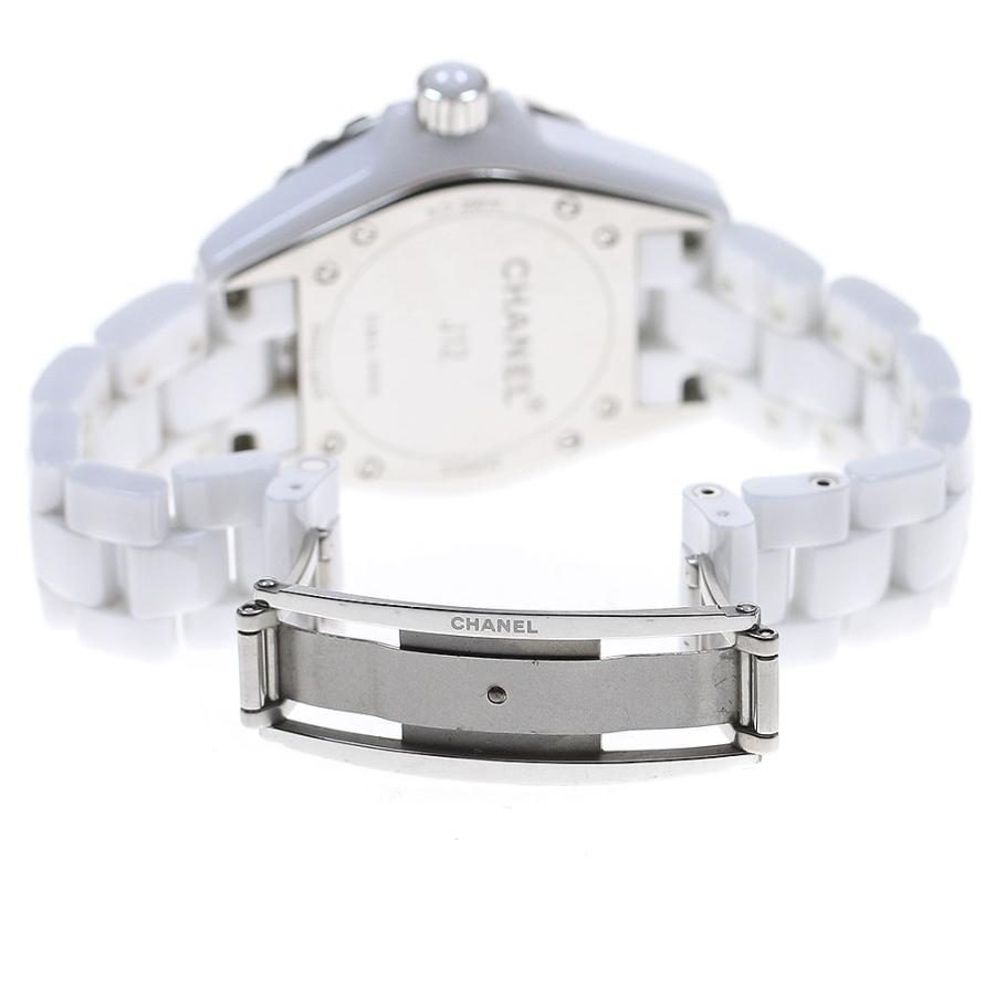 CHANEL シャネル H2422 J12 33mm 白セラミック 8Pダイヤ クォーツ レディース 良品 _829646 : CLOSER Yahoo!ショップ - 通販 - Yahoo ...