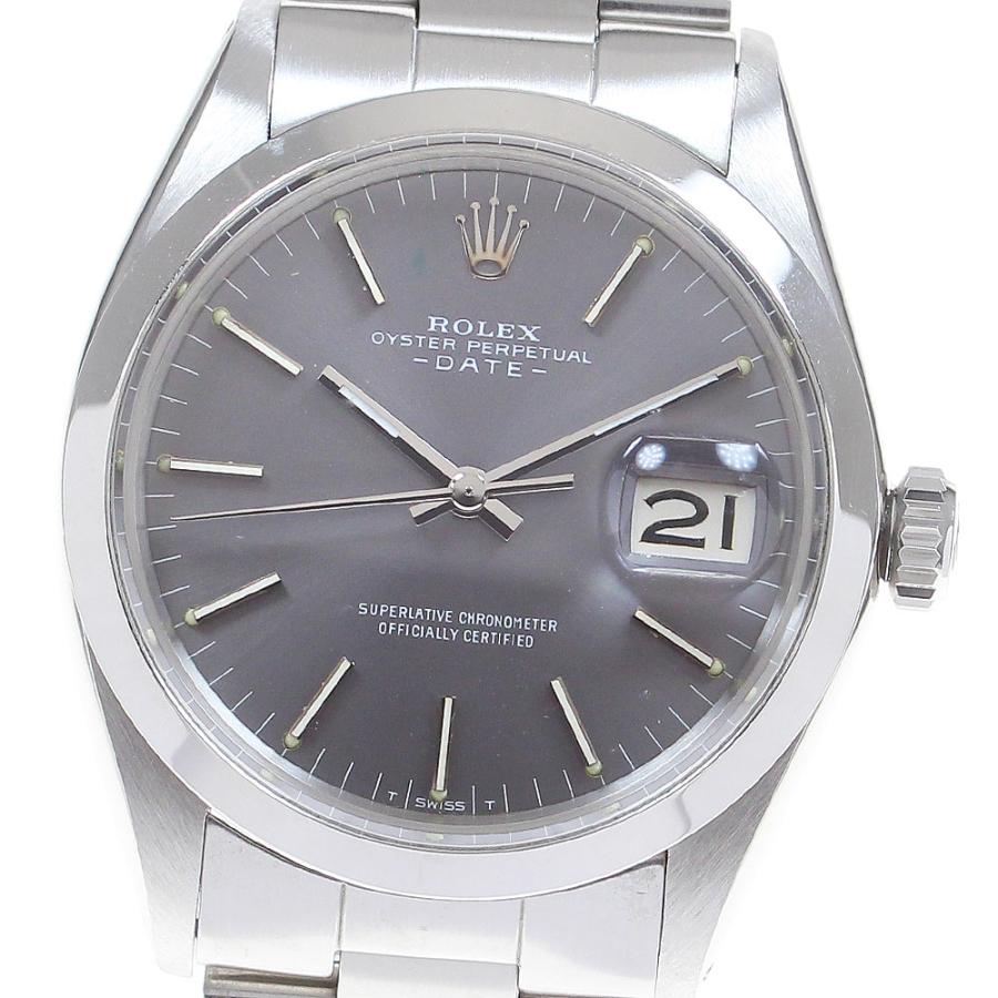 ROLEX ロレックス 1500 オイスターパーペチュアル デイト cal.1570 自動巻き メンズ _829802 : CLOSER Yahoo!ショップ - 通販 - Yahoo!ショッピング