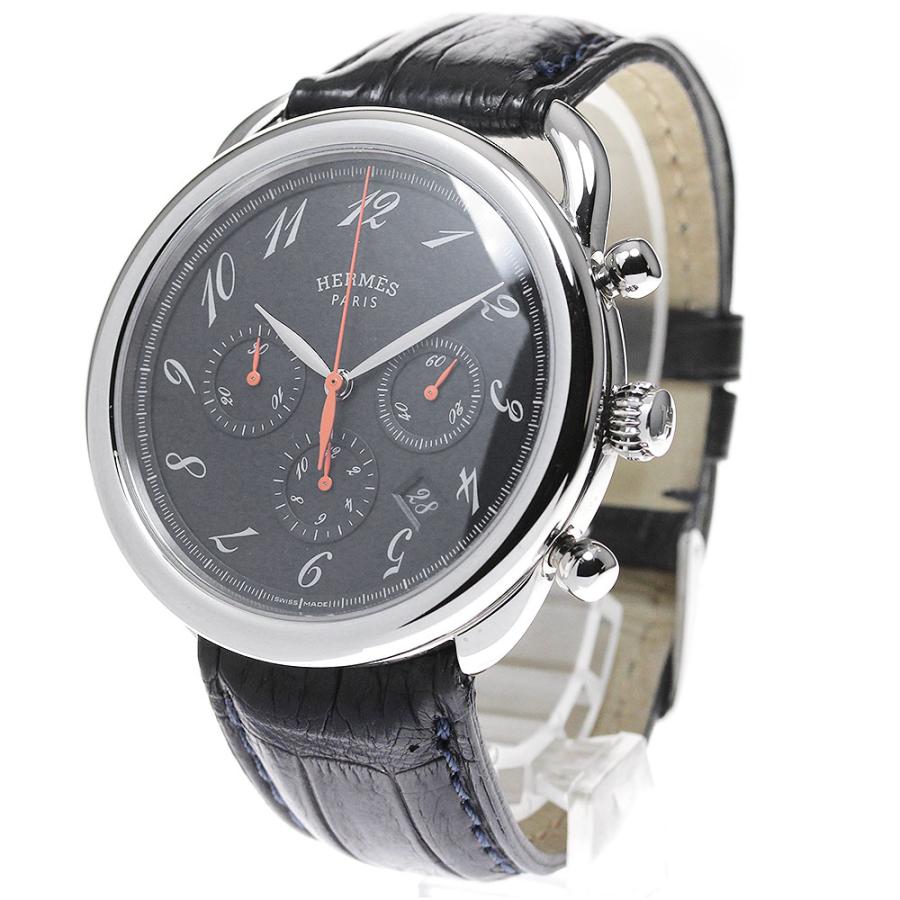 HERMES エルメス AR4.910a アルソー クロノグラフ 自動巻き メンズ _830117 : CLOSER Yahoo!ショップ - 通販 - Yahoo!ショッピング