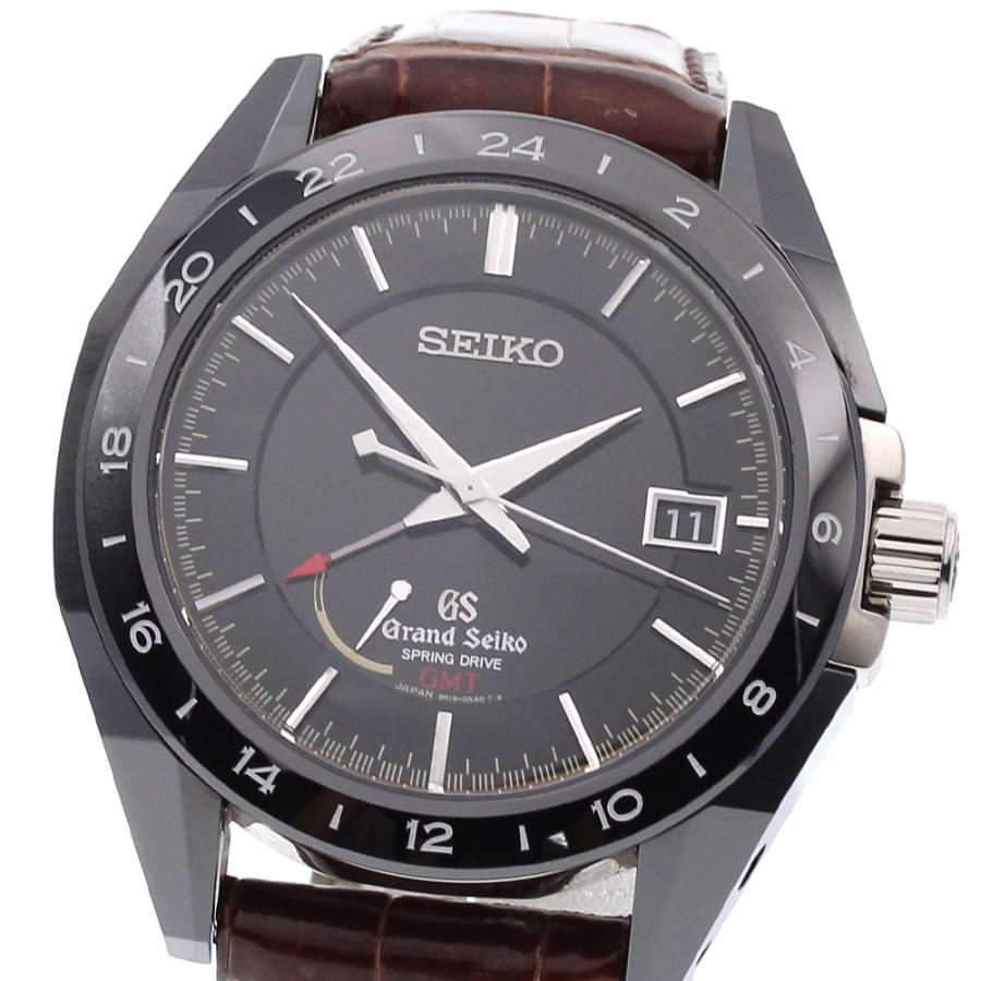 SEIKO セイコー SBGE037/9R16-0AA0 グランドセイコー GMT 500本限定 スプリングドライブ メンズ 良品 _830220 : CLOSER Yahoo!ショップ ...