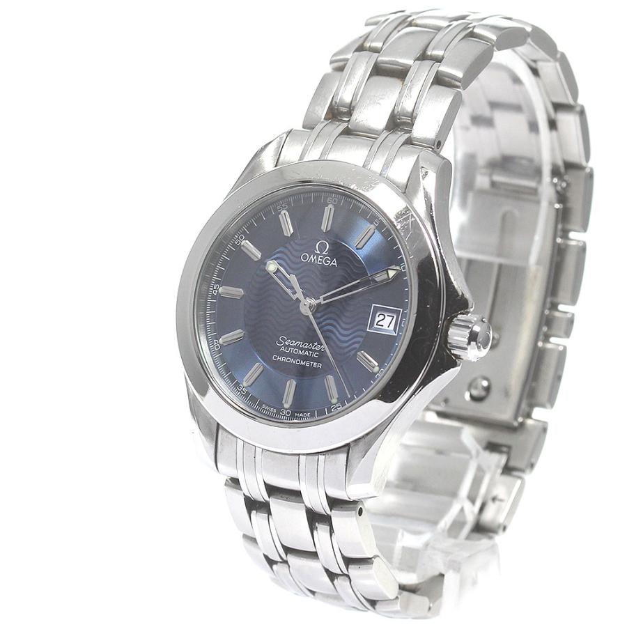 OMEGA オメガ 2501.81 シーマスター120 デイト 自動巻き メンズ _830701 : CLOSER Yahoo!ショップ - 通販 - Yahoo!ショッピング