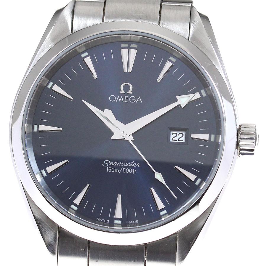 OMEGA オメガ 2517.80 シーマスター アクアテラ デイト クォーツ メンズ _830857 : CLOSER Yahoo!ショップ - 通販 - Yahoo!ショッピング