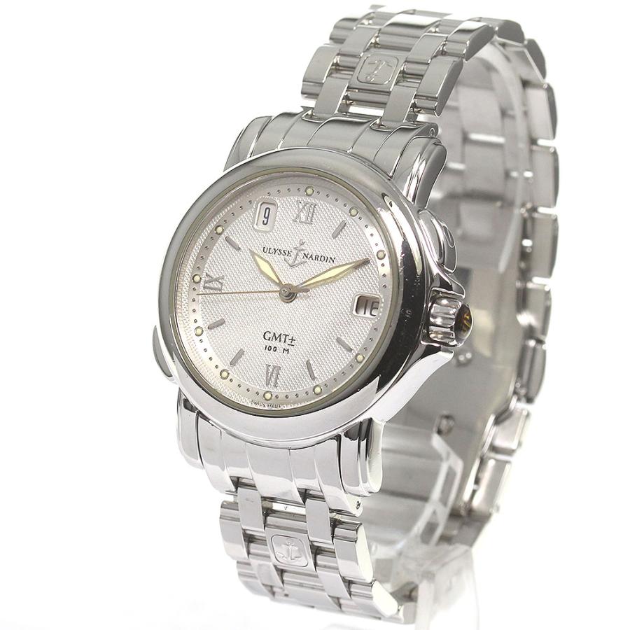 ULYSSE NARDIN ユリス・ナルダン Ulysse Nardin 203-22 サンマルコ GMT 自動巻き メンズ _830925 : CLOSER Yahoo!ショップ - 通販 ...
