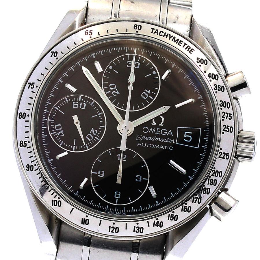 OMEGA オメガ 3513.50 スピードマスター デイト クロノグラフ 自動巻き メンズ 保証書付き_831752 : CLOSER Yahoo!ショップ - 通販 - Yahoo!ショッピング