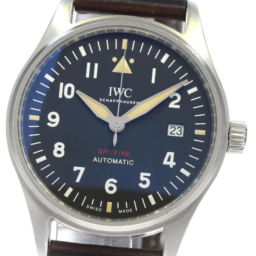 IWC SCHAFFHAUSEN IW326803 パイロットウォッチ スピットファイア デイト 自動巻き メンズ 保証書付き_832017 ...