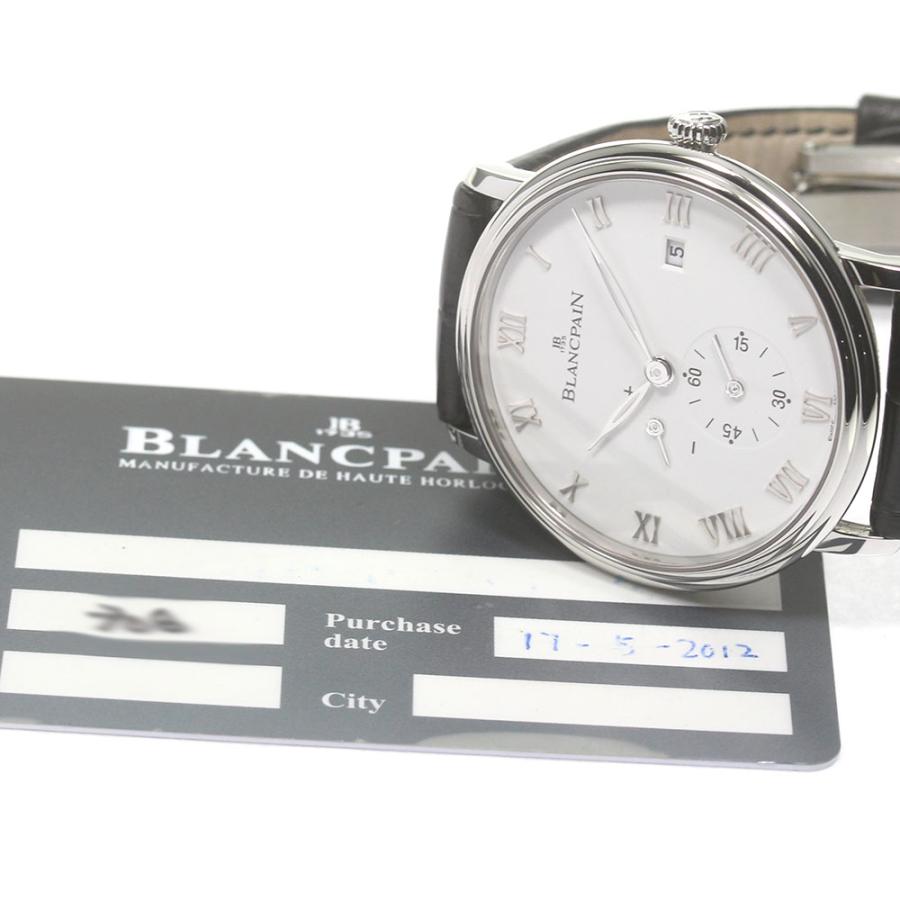BLANCPAIN ブランパン Blancpain 6606-1127-55B ヴィルレ ウルトラスリム デイト 自動巻き メンズ 保証書付き_832023 : CLOSER Yahoo ...