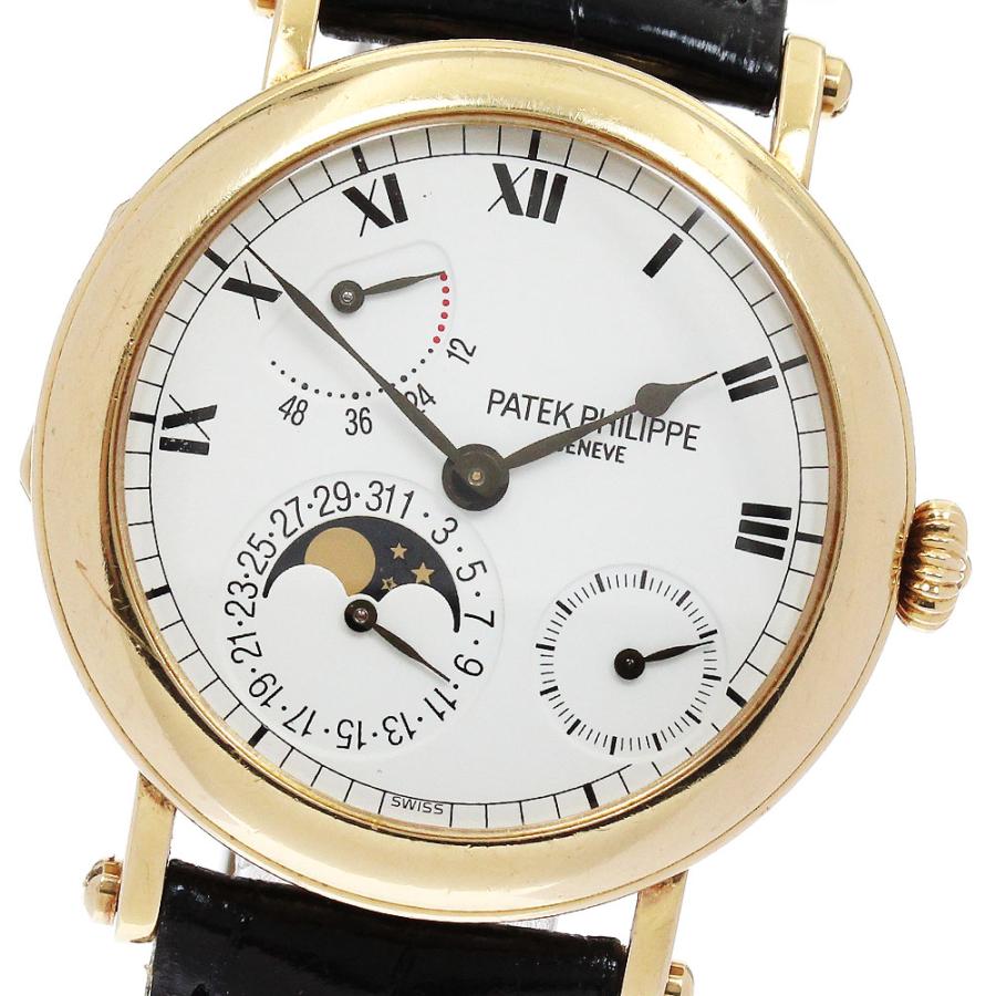 PATEK PHILIPPE パテックフィリップ 5054 プチ コンプリケーション ハンターケース ムーンフェイズ 自動巻き メンズ ...