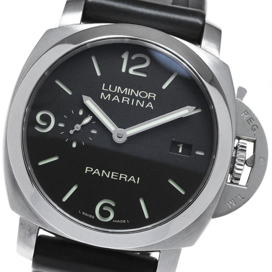 OFFICINE PANERAI ベルト訳あり パネライ PAM00312 ルミノールマリーナ 1950 3デイズ スモールセコンド 自動巻き ...