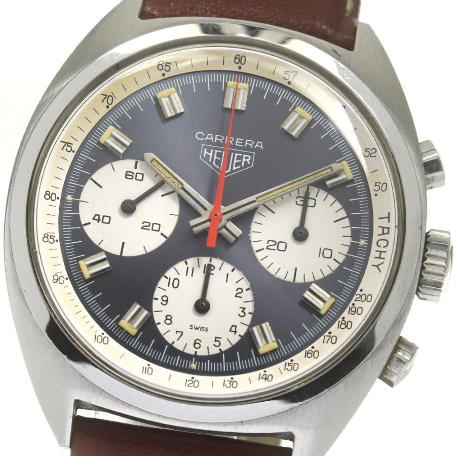 ホイヤー Heuer カレラ クロノグラフ cal.7736 ヴィンテージ 手巻き メンズ _834831 : CLOSER Yahoo ...