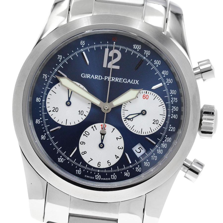 ジラール・ペルゴ GIRARD PERREGAUX 49560.1.11.4741 クロノスポーツ2000 クロノグラフ 自動巻き メンズ 良品 箱・保証書付き_834921 : CLOSER ...