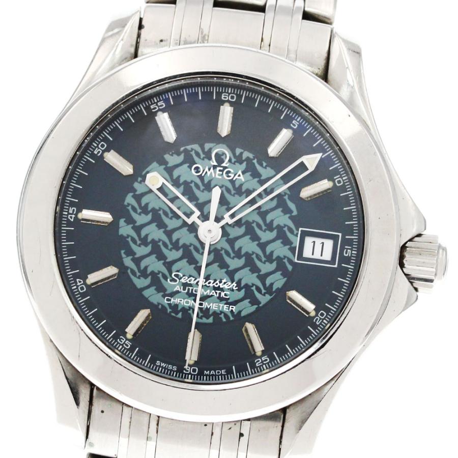 OMEGA（オメガ） OMEGA 2500.80 シーマスター120 ジャックマイヨール デイト 自動巻き メンズ 保証書付き_835436 ...
