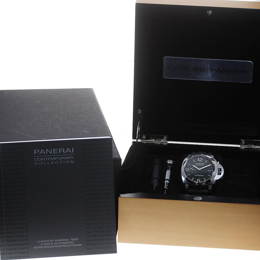 パネライ PANERAI PAM00312 ルミノールマリーナ 1950 3デイズ スモールセコンド 自動巻き メンズ 箱付き_835608 ...