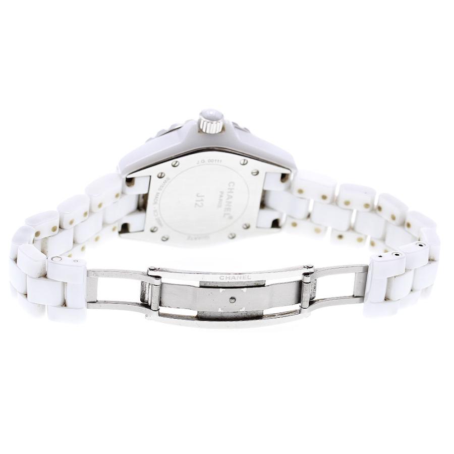 CHANEL シャネル H1628 J12 白セラミック 12Pダイヤ クォーツ レディース _835933 : CLOSER Yahoo!ショップ - 通販 - Yahoo!ショッピング