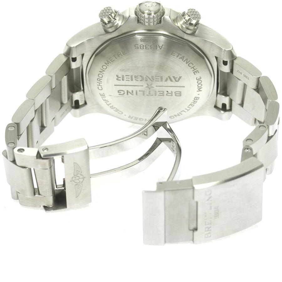 ブライトリング BREITLING A13385 アベンジャー クロノグラフ 43 デイト 自動巻き メンズ 美品 内箱・保証書付き ...