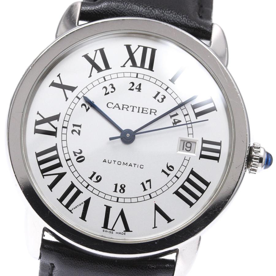 Cartier カルティエ CARTIER W6701010 ロンドソロXL デイト 自動巻き メンズ _837244 : CLOSER ...