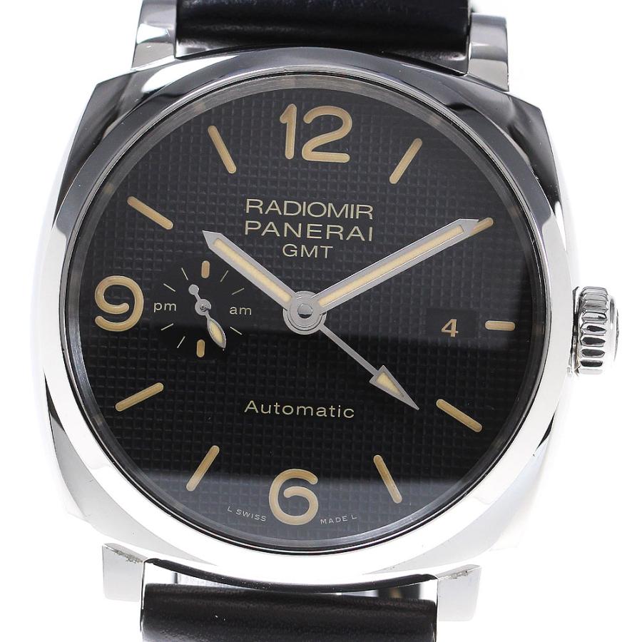 OFFICINE PANERAI パネライ PAM00627 ラジオミール 1940 3デイズ アッチャイオ GMT 自動巻き メンズ ...