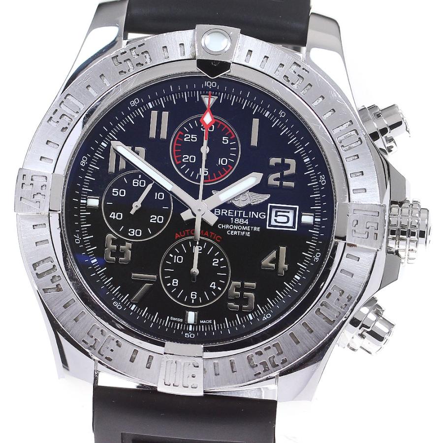 ブライトリング BREITLING A13371 スーパーアベンジャーII クロノグラフ 自動巻き メンズ 箱・保証書付き_837360 ...