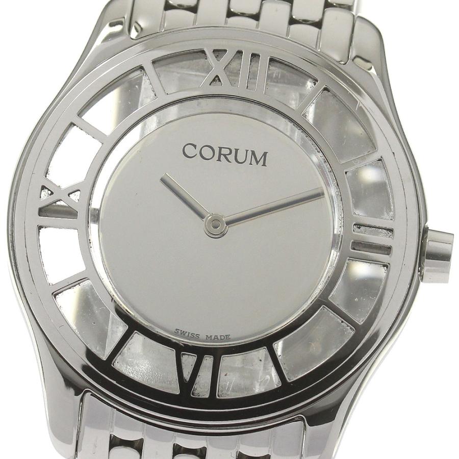 CORUM コルム 138.500.20 スケルトン クォーツ メンズ 良品 _837719【ev20】 : CLOSER Yahoo!ショップ - 通販 - Yahoo!ショッピング