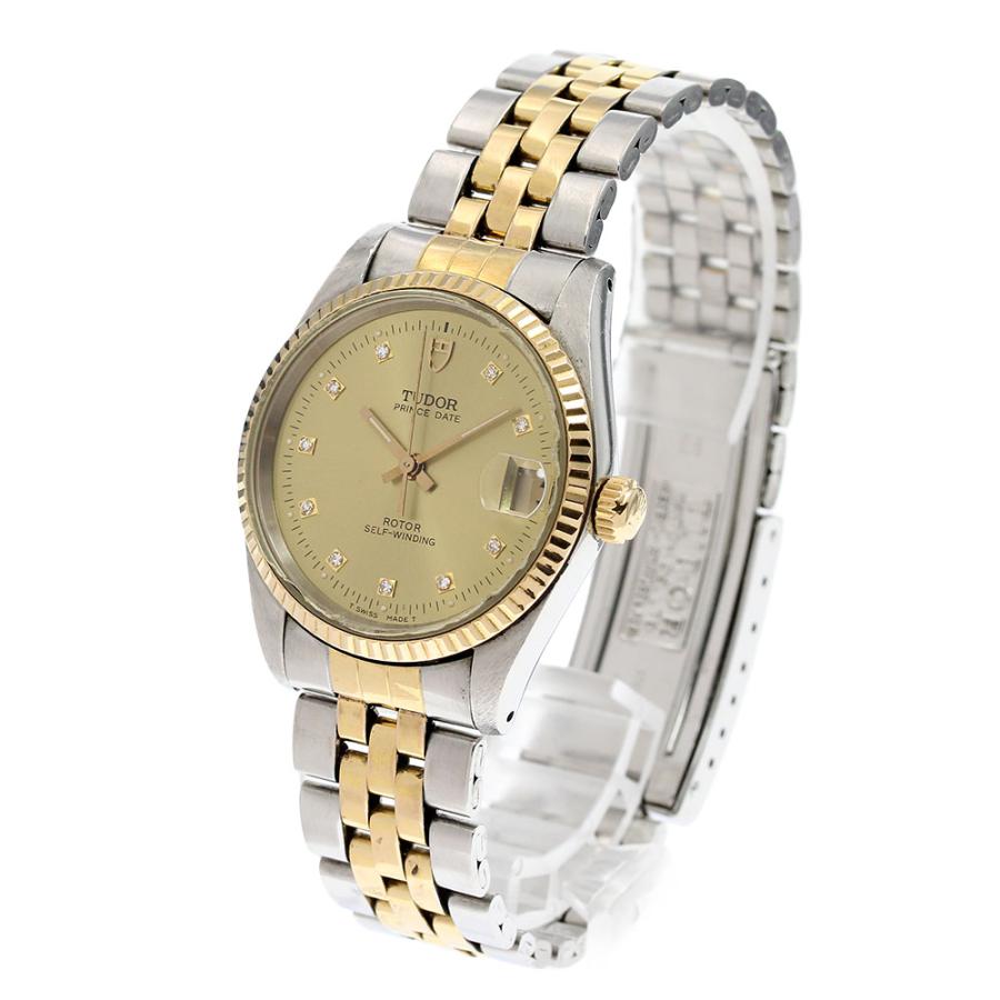 チュードル TUDOR 72033 プリンス デイト cal.2824-2 10Pダイヤモンド 自動巻き ボーイズ _837873 : ...