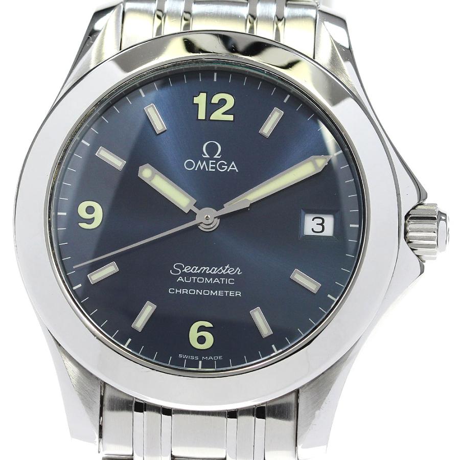 OMEGA オメガ 2501.83 シーマスター120 デイト クロノメーター 自動巻き メンズ 良品 箱・保証書付き_837926 ...