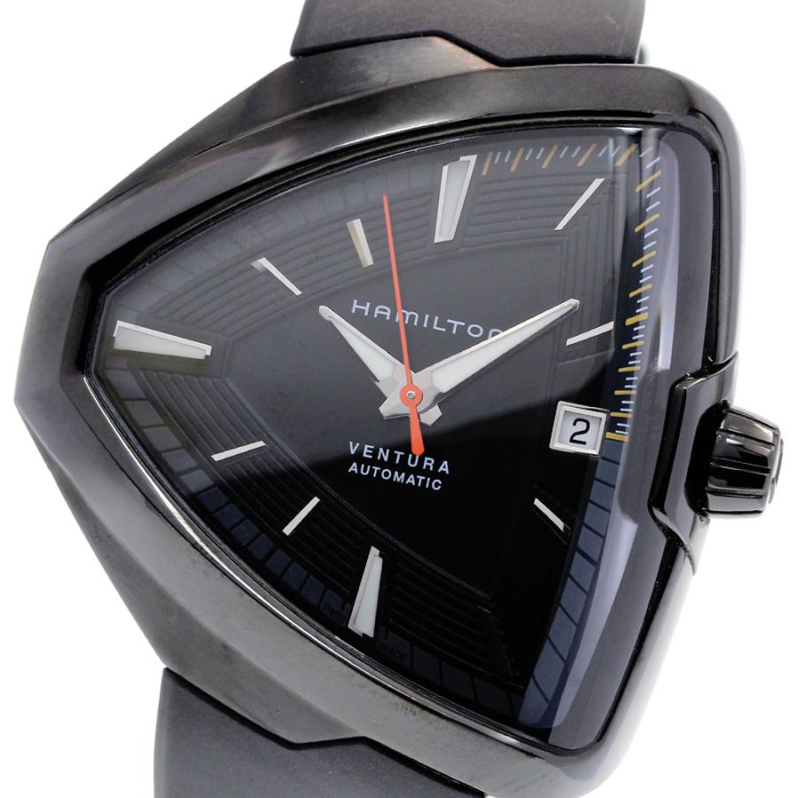 HAMILTON（ハミルトン） HAMILTON H24585731 ベンチュラ エルヴィス80 デイト 自動巻き メンズ 良品 箱・保証書 ...